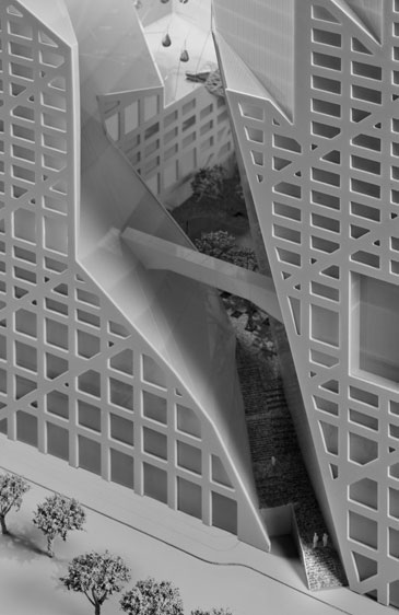 Sliced porosity block by Steven Holl Architects